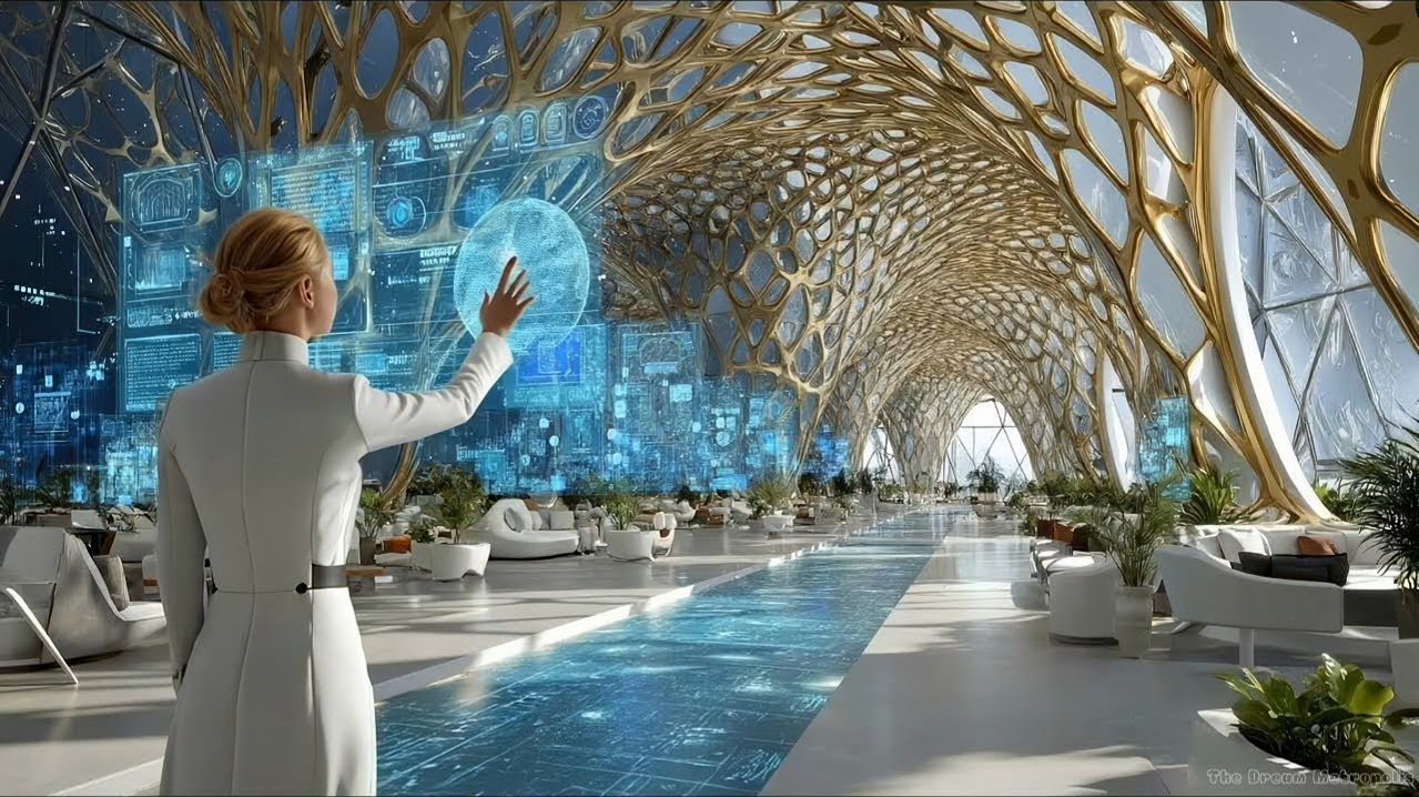 Smart City 2070: The Beauty of a Futuristic World | 1 Hour Sci-Fi Ambient Soundscape