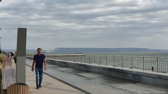 Тольятти Набережная Волги Вид на Жигулёвские горы