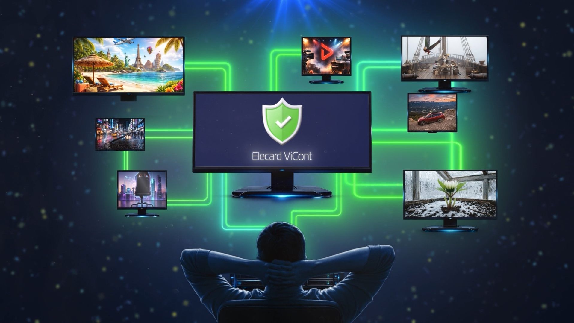 Elecard ViCont: Управление контентом на экранах