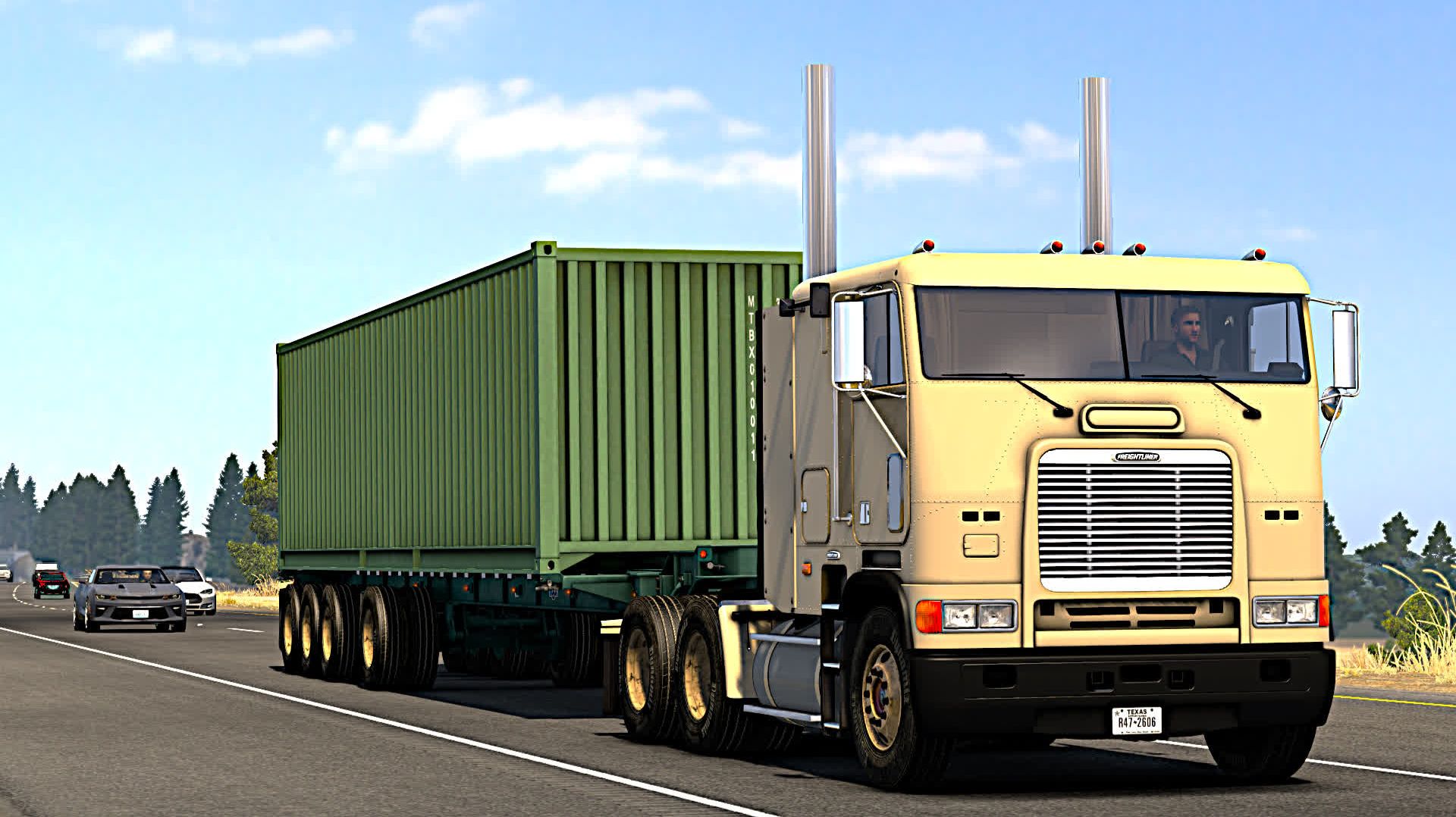 619/ ATS 1.58 / Freightliner FLB / Не фортануло с Кенвортом(((