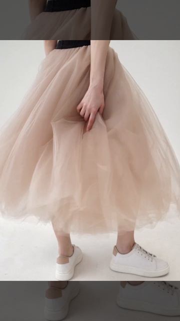 юбка из фатина бежевая нюдовая  Victoria Ziminskaya