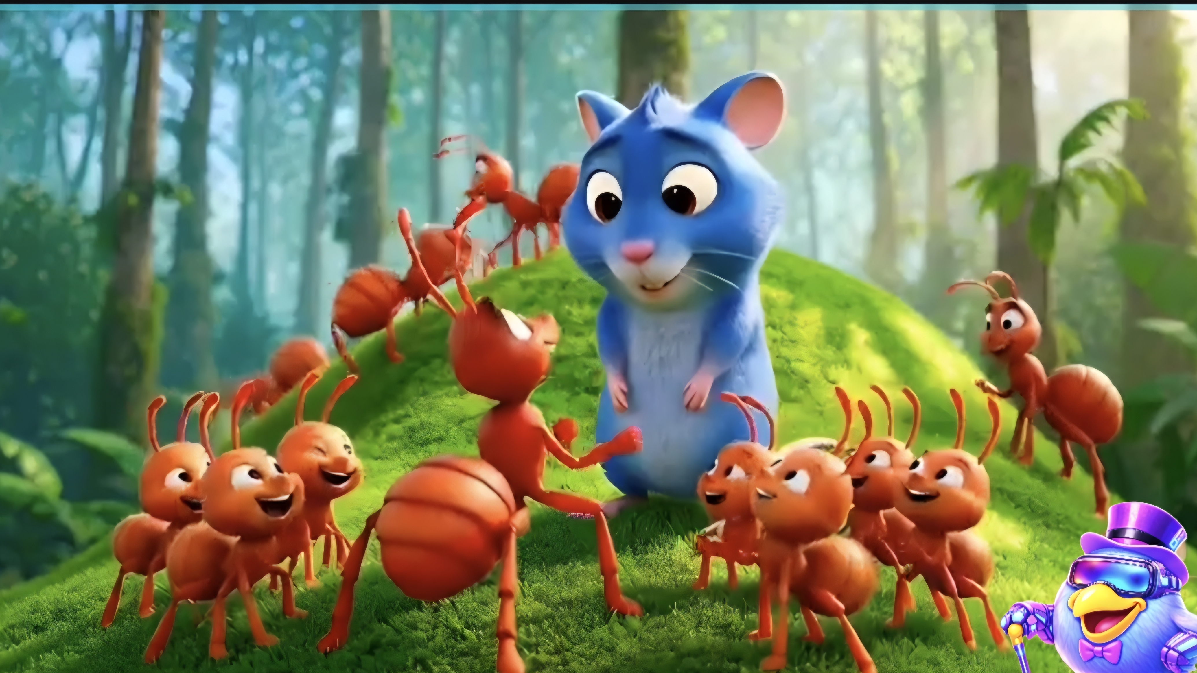 МУЛЬТИК ДЛЯ ДЕТЕЙ ПРО ЛЕСНОГО КРЫСЁНКА🐹. КРЫСЁНОК СПАСАЕТ МУРАВЬЁВ ОТ ВЕРНОЙ ГИБЕЛИ. МУЛЬТФИЛЬМЫ.