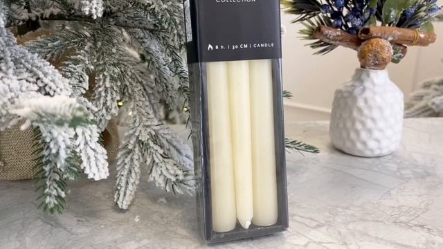 Набор столовых свечей КАЛЕ, айвори, 30 см, 6 шт., ACB101800