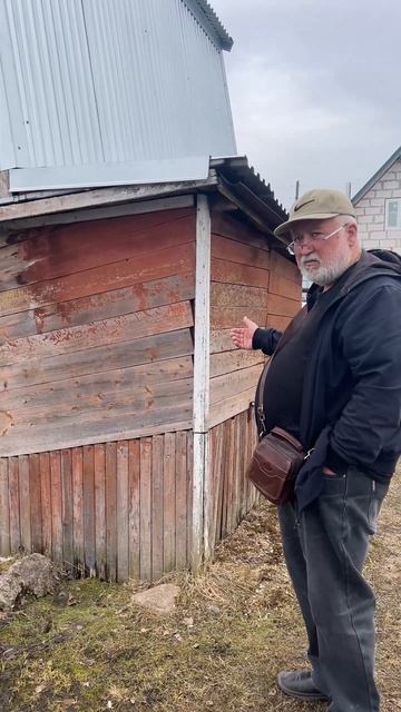 С фундаментами шутить не надо! Интересное крылечко получилось #стройка #дача #каркасник #проблема