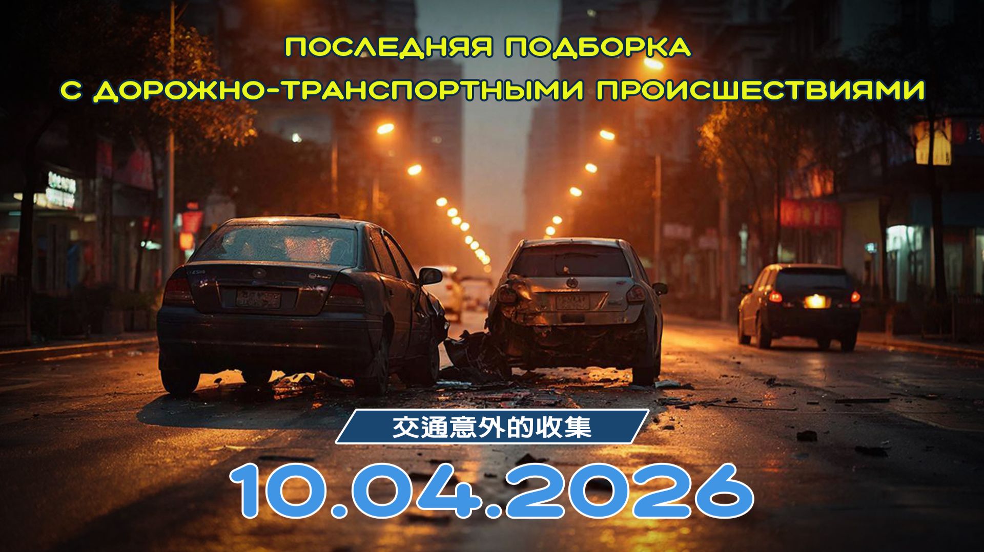 Последняя подборка ДТП 10.04.2026