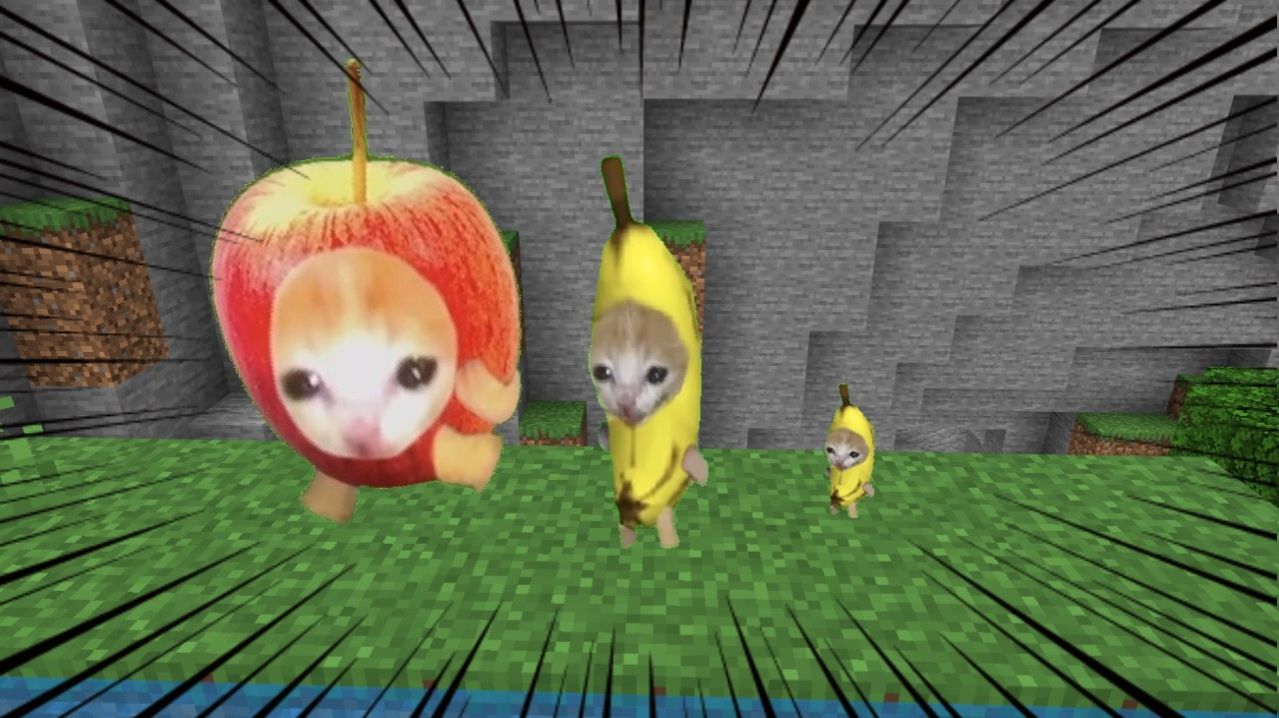 МАЙНКРАФТ С БАНАНОВЫМ КОТОМ. МЕМЫ С КОТОМ. МУЛЬТИК ДЛЯ ДЕТЕЙ | МУЛЬТИКИ ДЛЯ МАЛЫШЕЙ