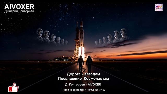 Песня на День космонавтики — «Дорога к звёздам» / Посвящение космонавтам AIVOXER