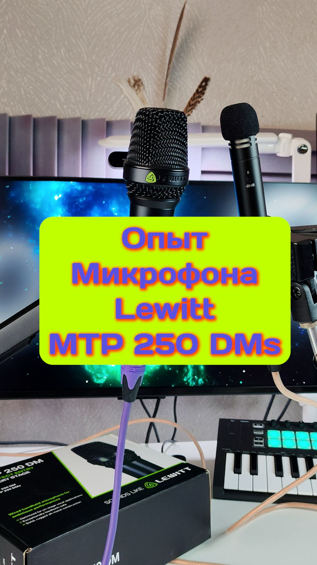 🎤 Опыт микрофона Lewitt MTP 250 DMs