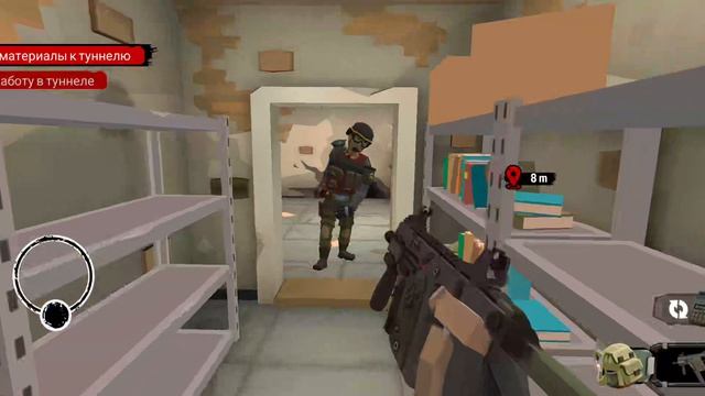 #91 The Walking Zombie 2 Shooter Завершить постройку туннеля