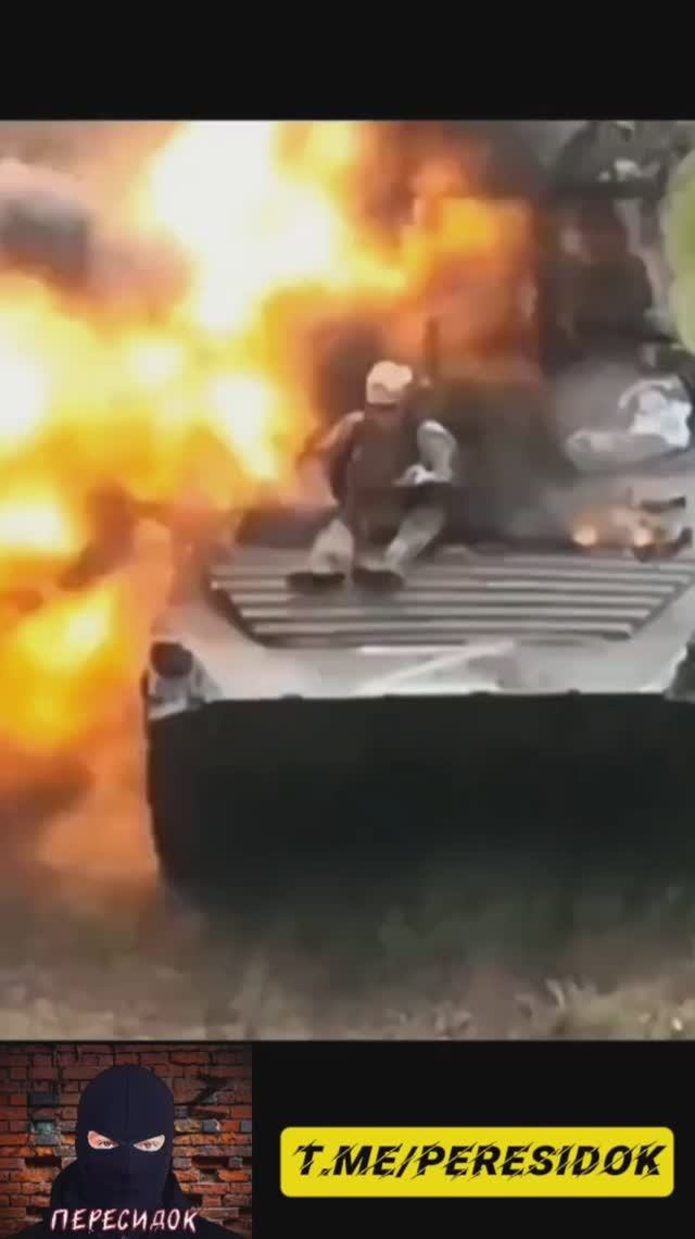 Наш солдат отделался лишь испугом