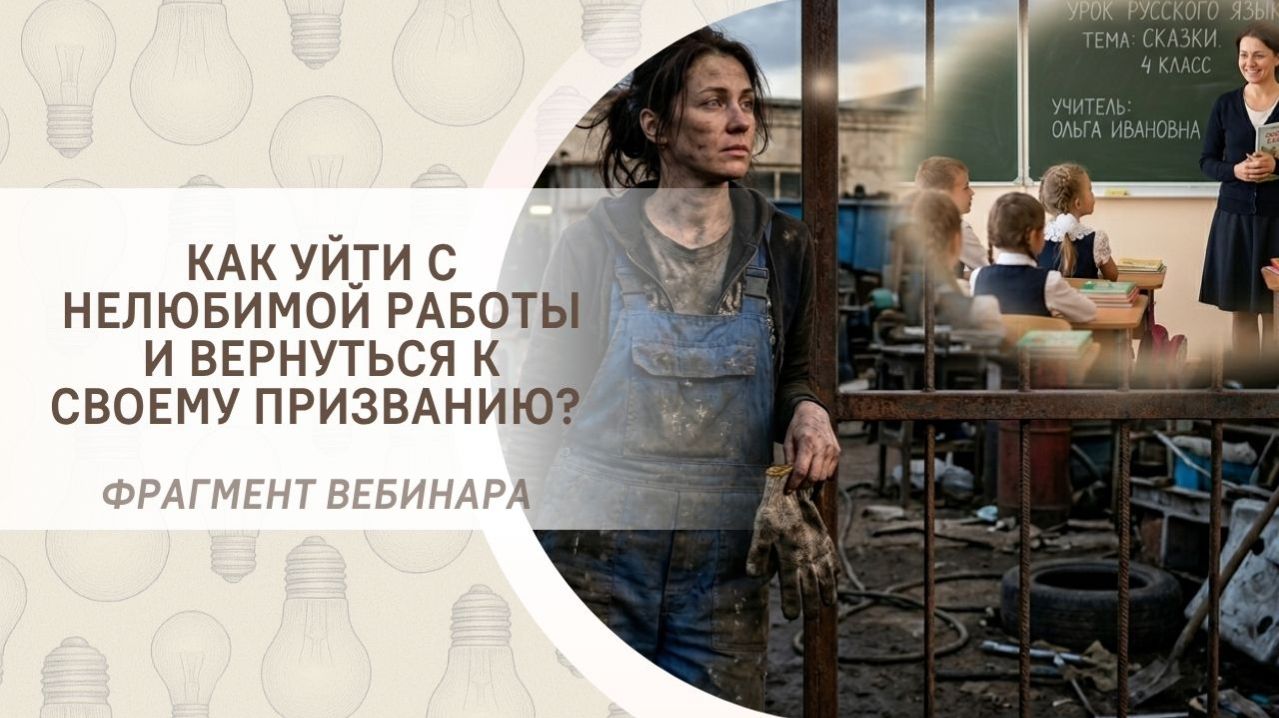 Как уйти с нелюбимой работы и вернуться к своему призванию?