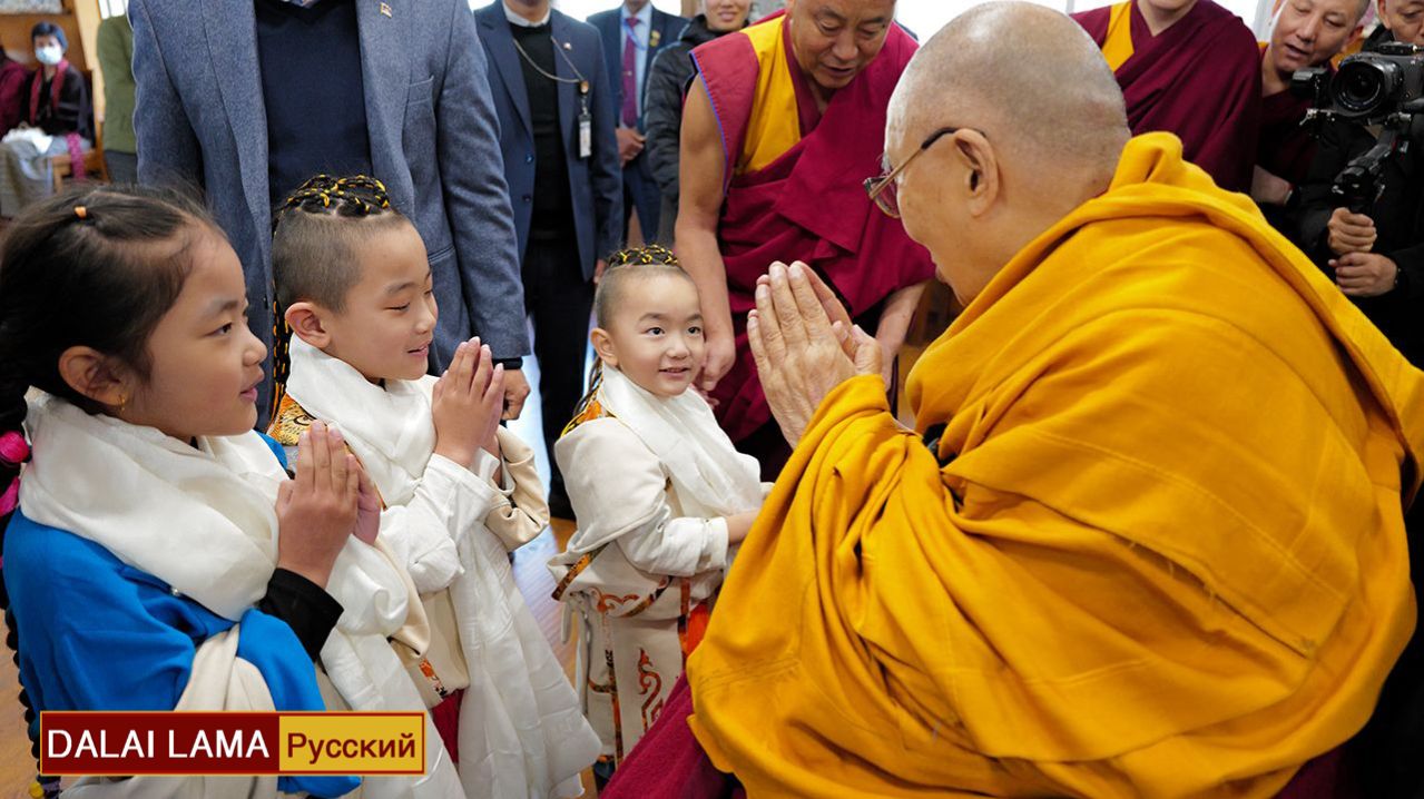 Далай-лама. Встреча с паломниками в Дхарамсале