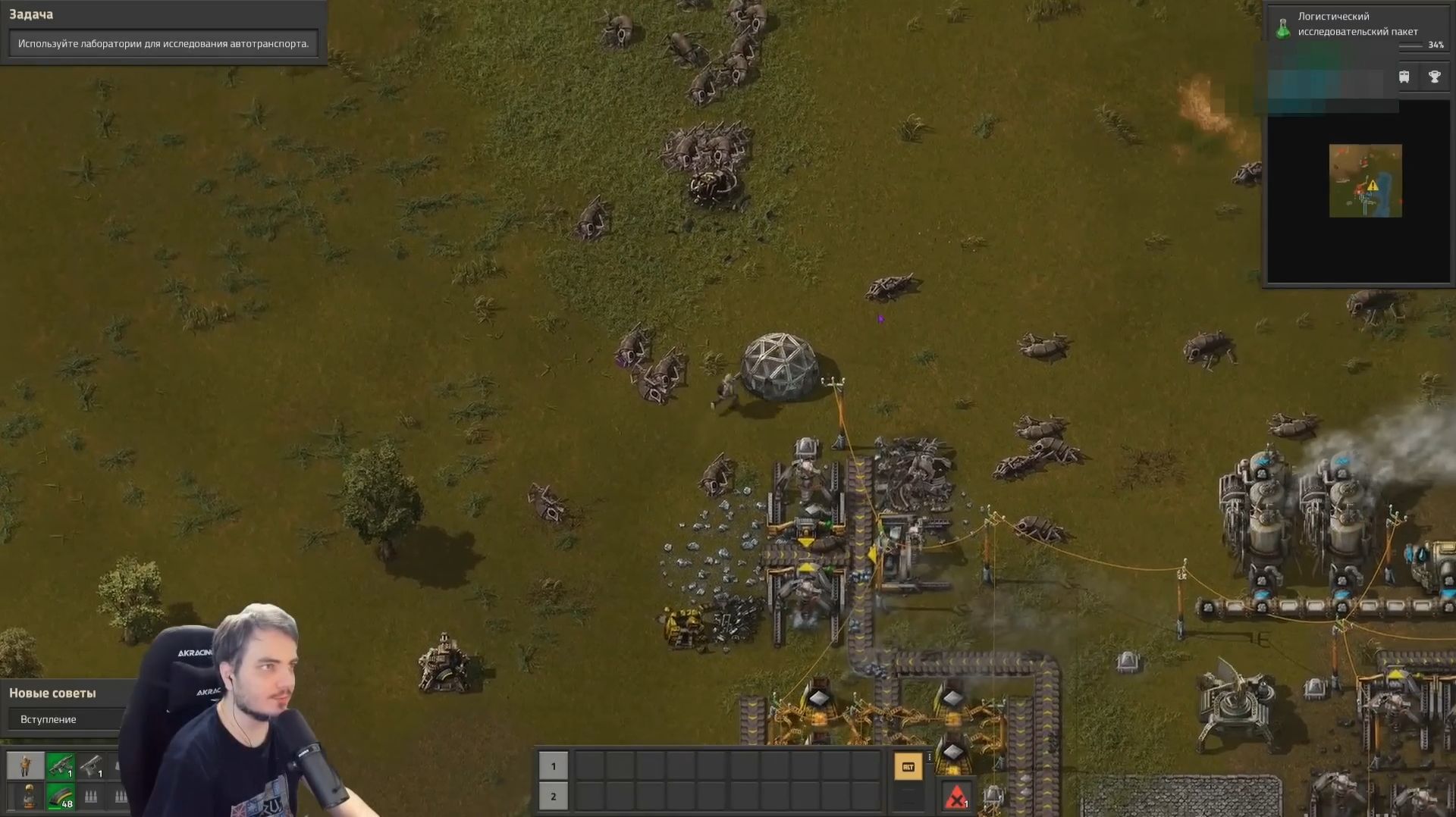 Maddyson - играет в Factorio #2 (18.02.24)