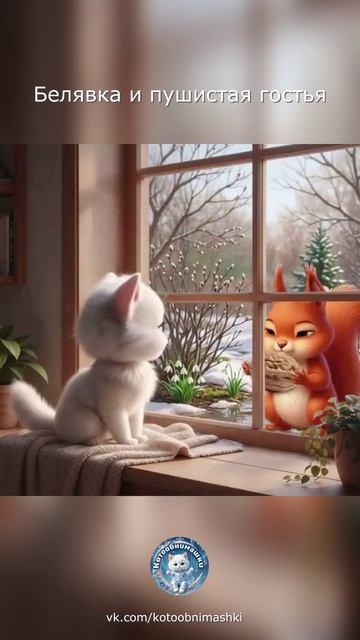 11 Белявка и пушистая гостья. Белка