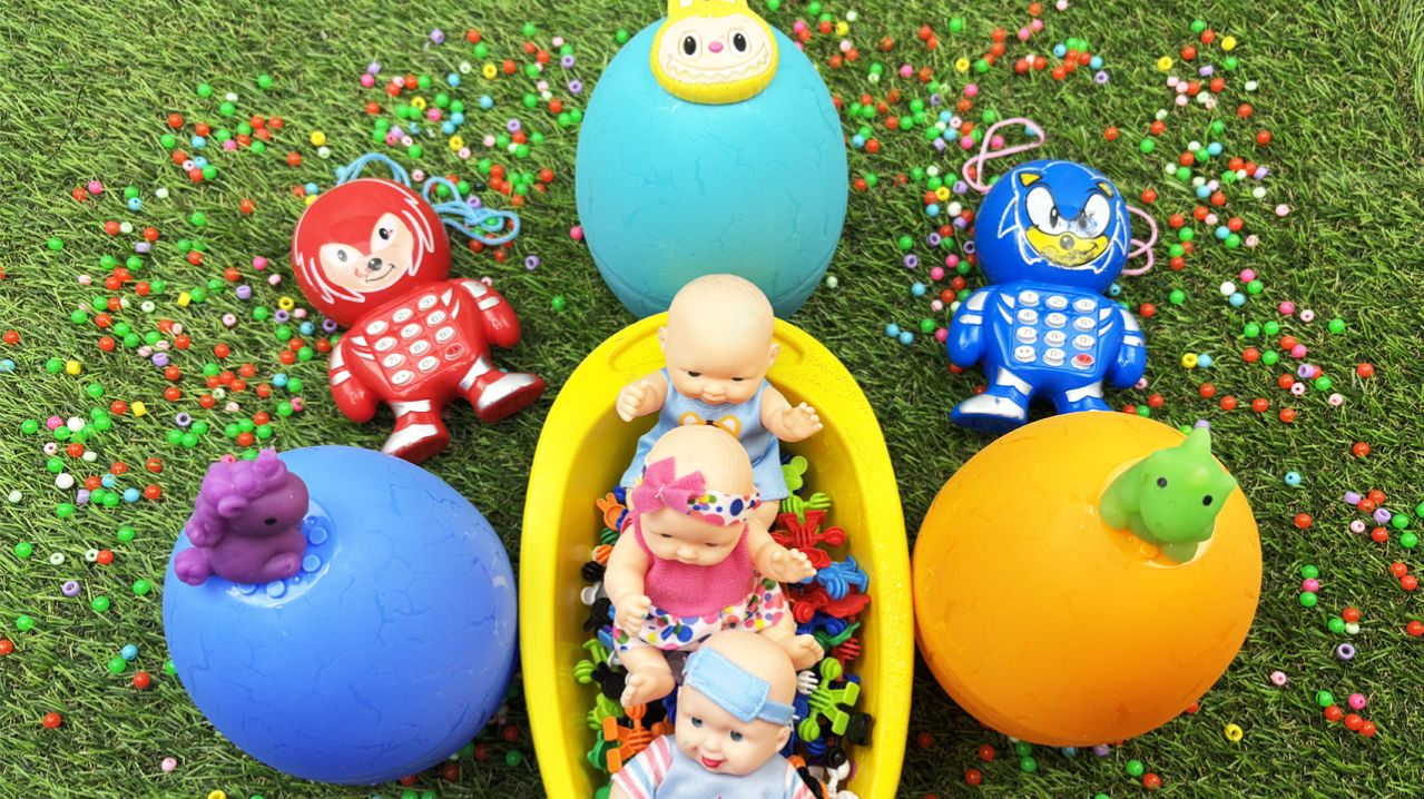 Мультики для девочек про спящих лялек с яркими яичками. Мультики для детей и малышам