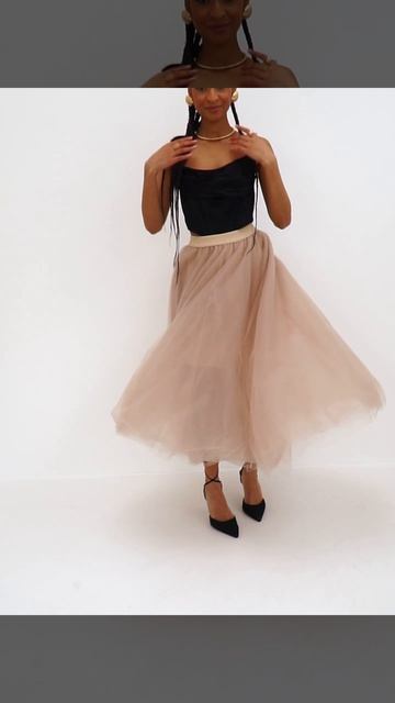 юбка из фатина  бежевый  Victoria Ziminskayaбеже