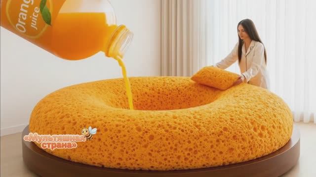 Какую вкусную кровать выберешь ты? Залипательный АСМР. ИИ-анимация.