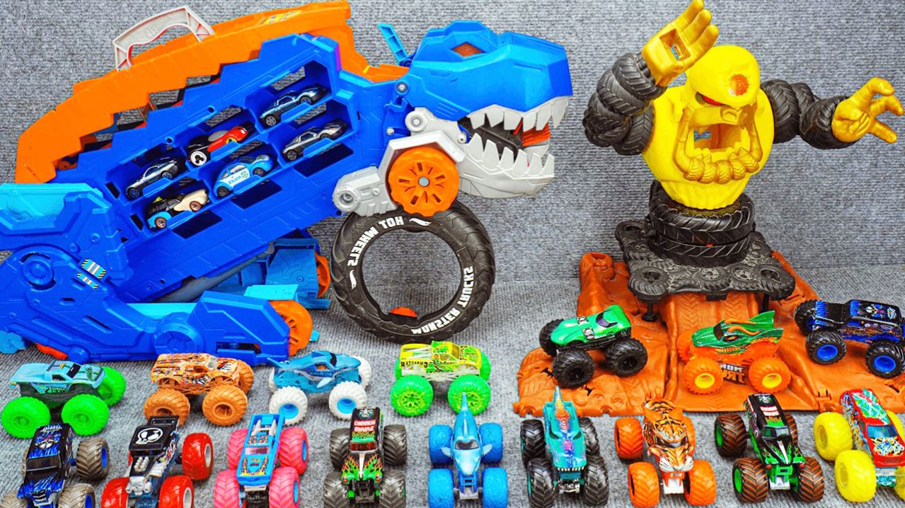 Мультики для детей. Монстр-траки Hot Wheels 🤯🔥 Смотреть мультики для малышей.