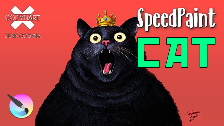 Как нарисовать жирненького котика