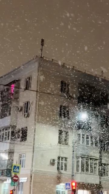 Апрельский снег в Краснодаре🥴