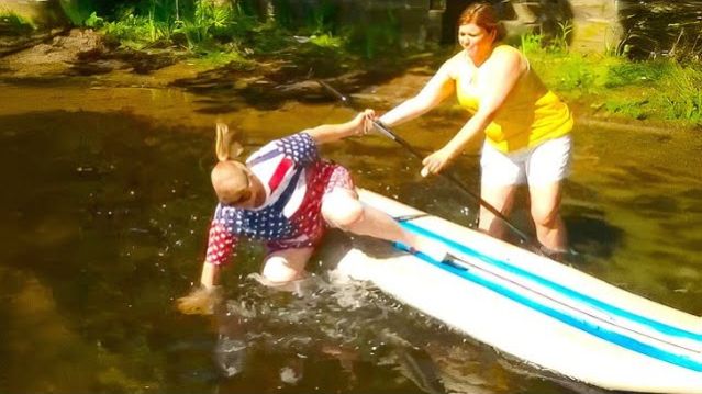 America′s Funniest Home Videos. Just Try Paddleboarding, They Said 😅 Funniest Pranks & Fails