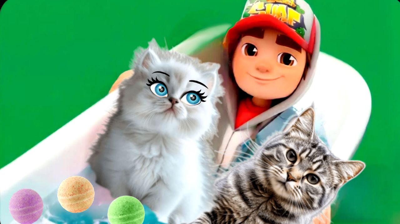 мы кинули в ванну ВСЕ БОМБОЧКИ SUBWAY SURFERS НЕ  в 3 часа НОЧИ !