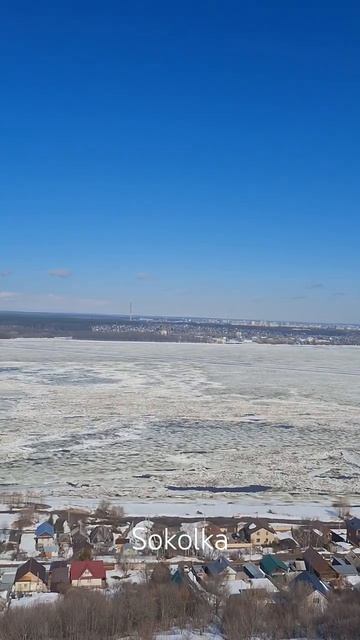 Апрель на Соколке_ лёд, ветер и космос над Волгой
