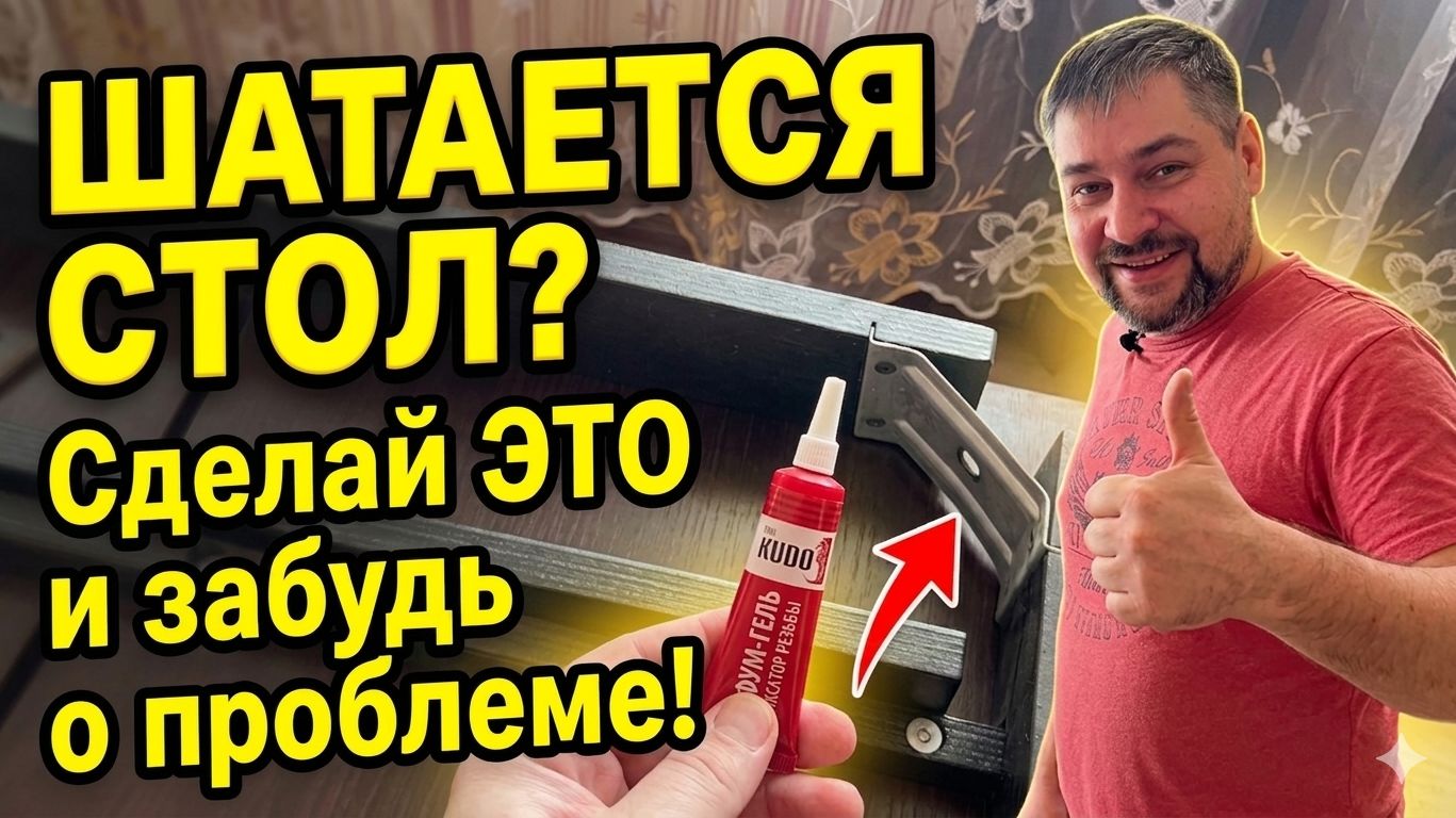 Шатается Стол? Сделай ЭТО и забудь о проблеме!