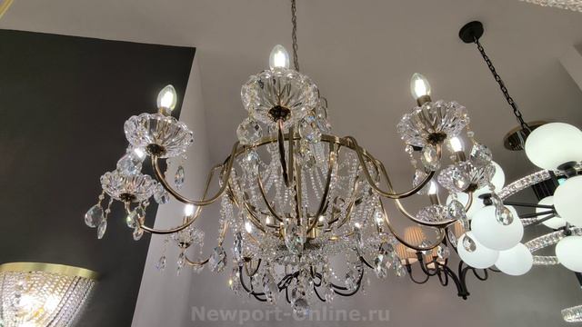 Люстра NEWPORT 1406/C bronze