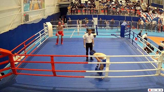 Люманов Ибрагим (синий угол) - ЮФО - 2026г. (раздел «лоу-кик»)