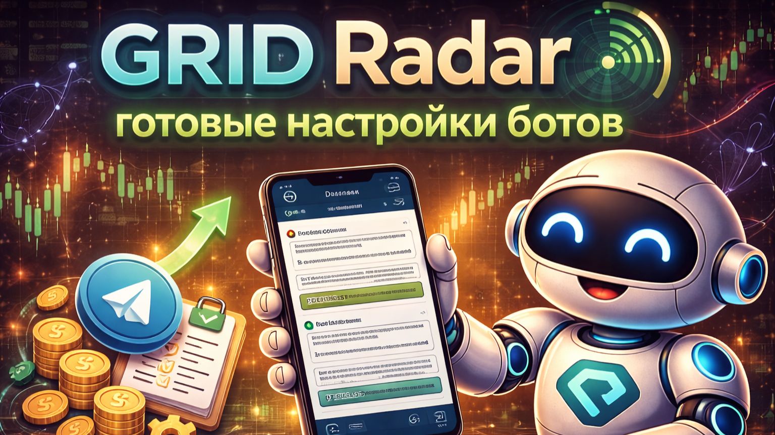 Готовые настройки Grid-бота для крипты | Как зарабатывать на автомате в 2026