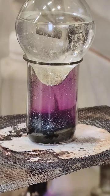 Возгонка иода с музыкой