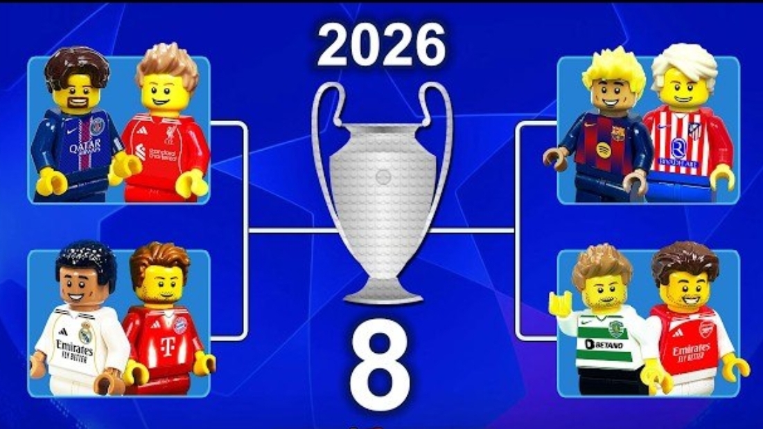 Лига чемпионов 2026 ⭐ четвертьфинал в Лего