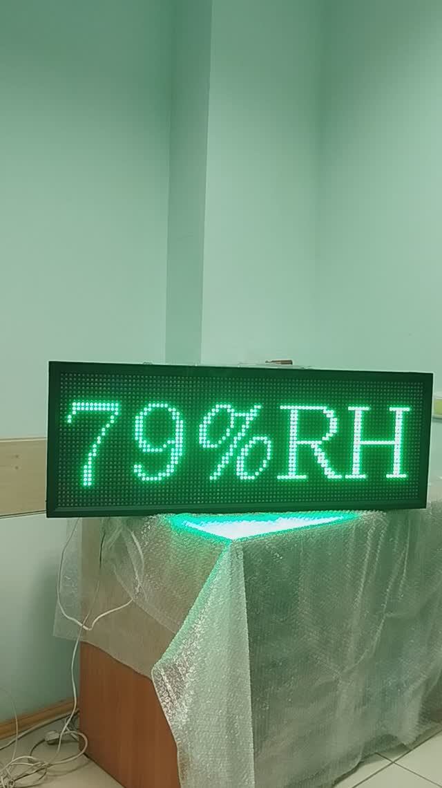 Часы метеостанция с температурой и влажностью для улицы ledmig.ru