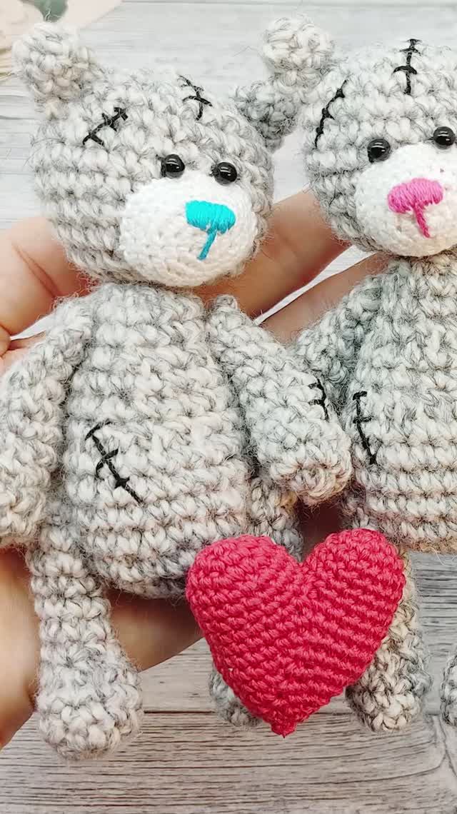 Вяжем Мишку Тедди крючком