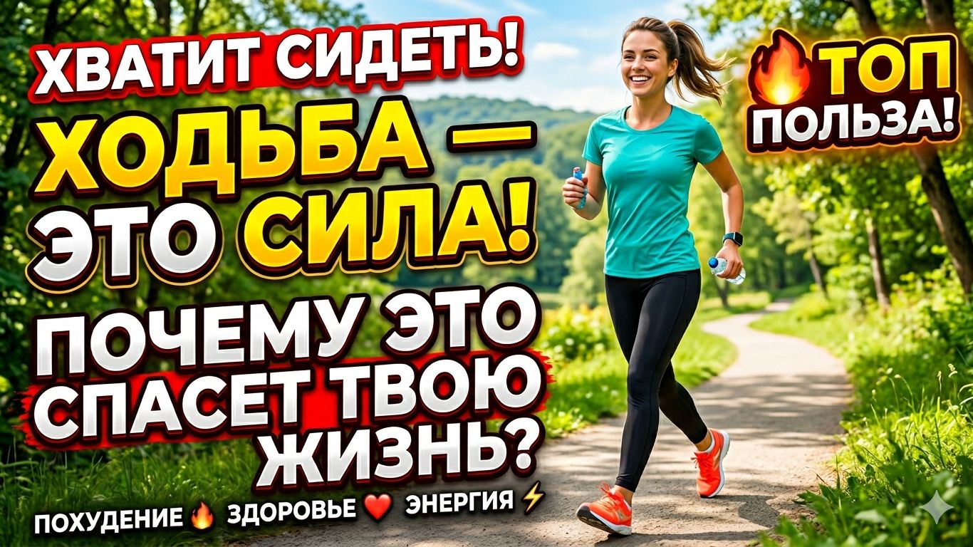 Почему мы созданы ходить? Научный разбор пользы ходьбы