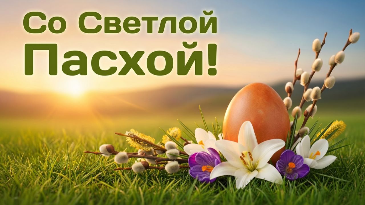 Христос Воскрес! Святослав Любомиров. Красивое поздравление-песня с Пасхой, С Воскресением Христовым