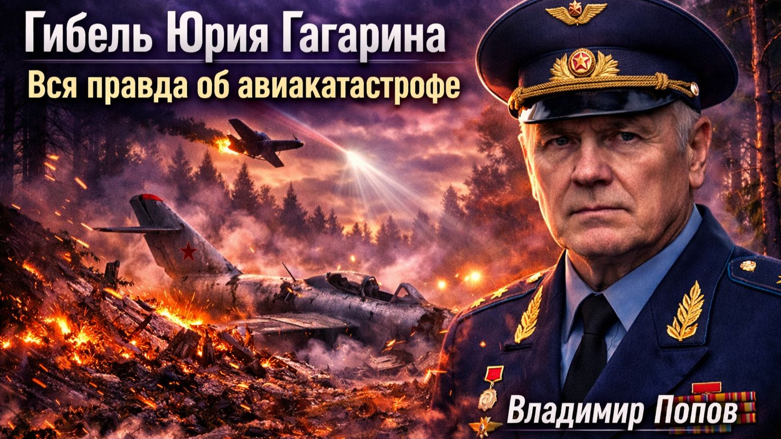 Владимир Попов - вся правда о гибели Юрия Гагарина: версии, выводы расследования