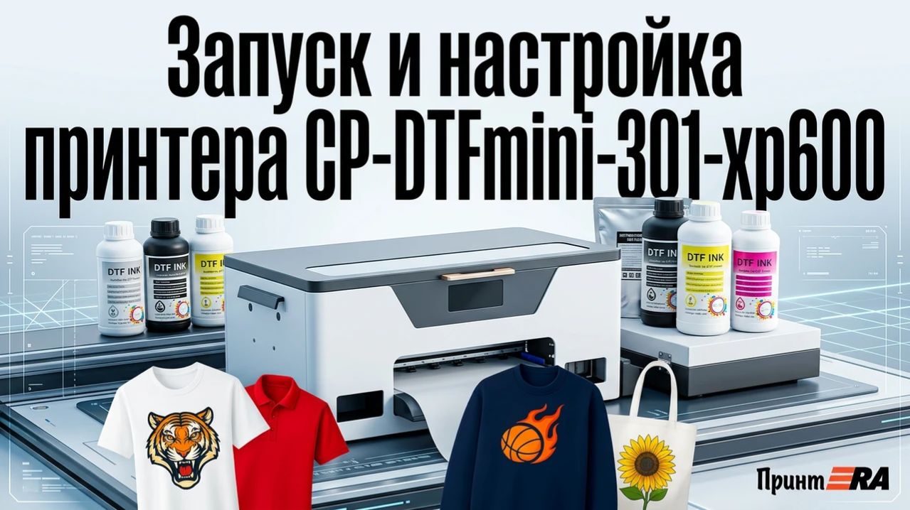Инструкция по сборке и запуску  ДТФ принтера CP-DTFmini-301-xp600