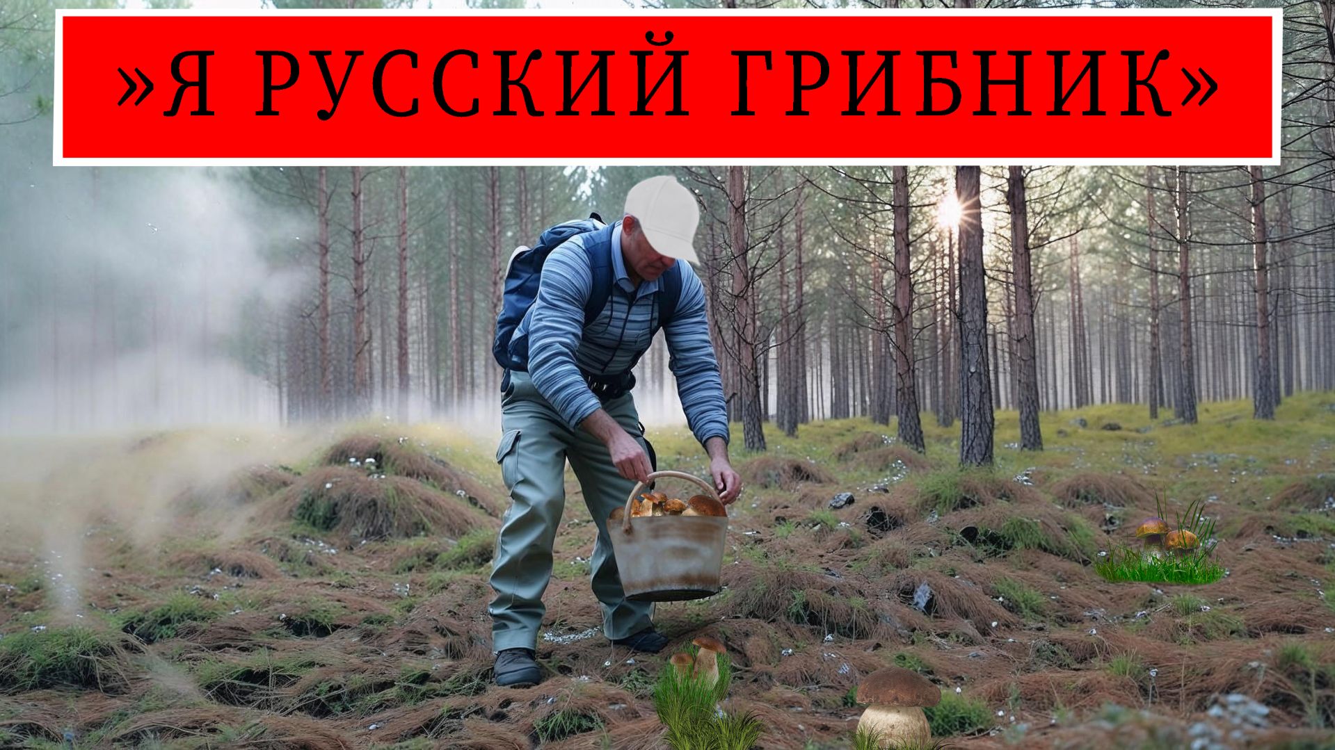 "Я русский грибник"  #русский_грибник  #лес  #бор  #природа