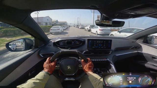 Тест-драйв PEUGEOT 3008 HYBRID 2024 от первого лица I 4K