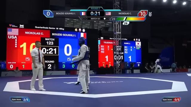 CJ NICKOLAS ПОЛНЫЙ БОЙ, ПЕНЬИСИХАН, ПОЛУФИНАЛ, ФИНАЛ Муджу Тхэквондо 2025
