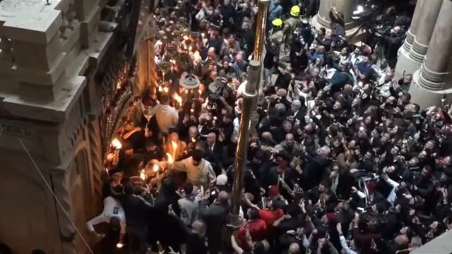 CХОЖДЕНИЕ БЛАГОДАТНОГО ОГНЯ В ИЕРУСАЛИМЕ НА ПРАВОСЛАВНУЮ ПАСХУ  11 АПРЕЛЯ 2026