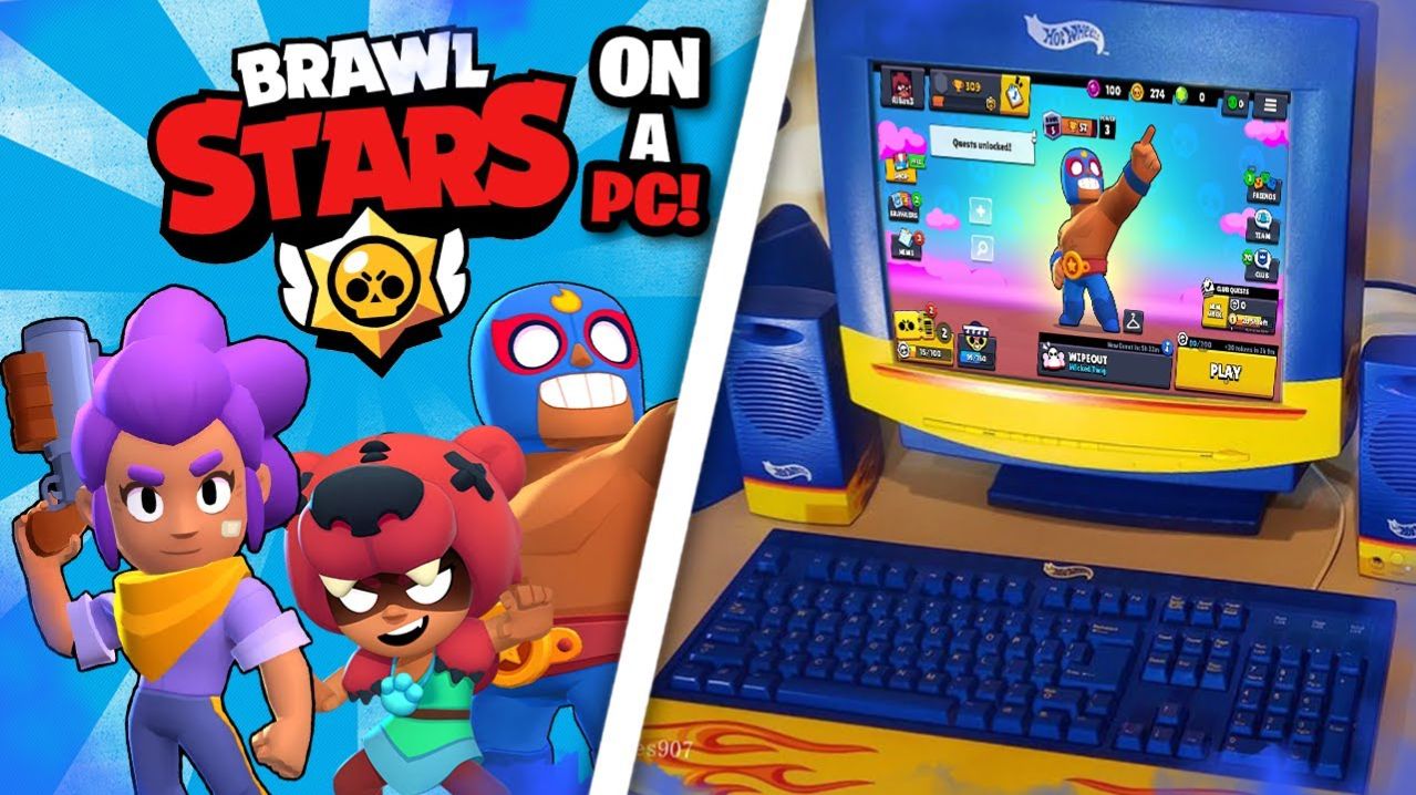 ИГРАЮ С ПК В BRAWL STARS