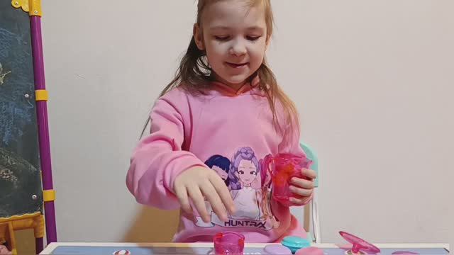 Распаковка игрушечной посуды #для детей