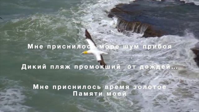 мне приснилось море