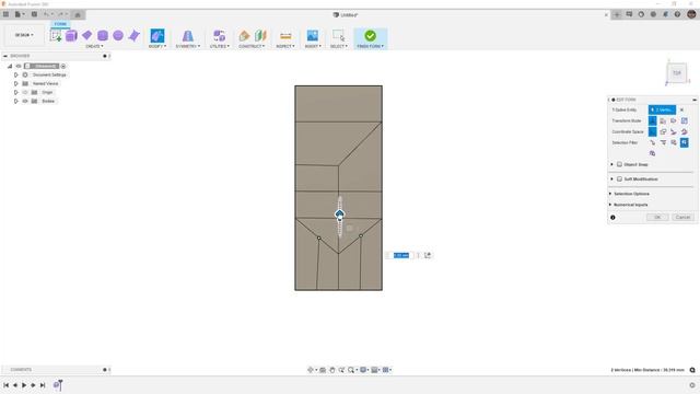 Fusion 360 Form Mastery - Part 3 - Divisions for 4 Sided Faces