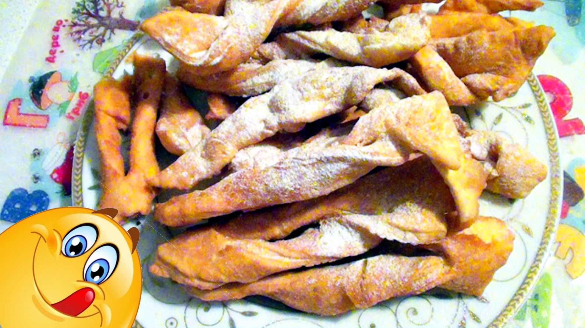 Хворост на молоке очень вкусный и хрустящий - рецепт