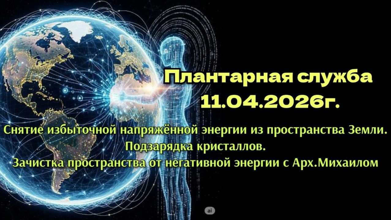 Планетарная служба 11.04.26г Активная работа в пространстве Земли-Гайи