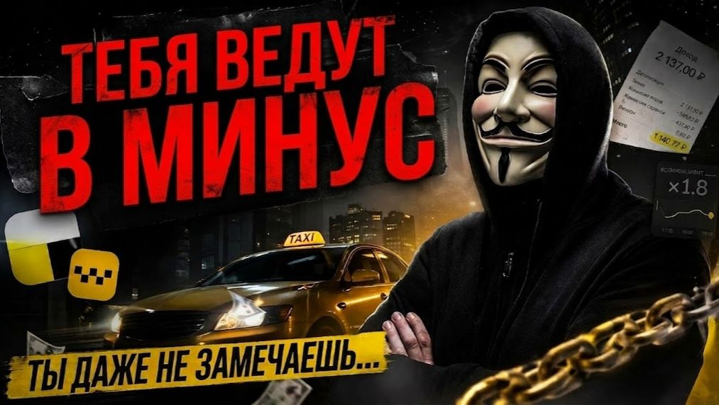 "Секреты", которые разоряют водителя Яндекс Такси
